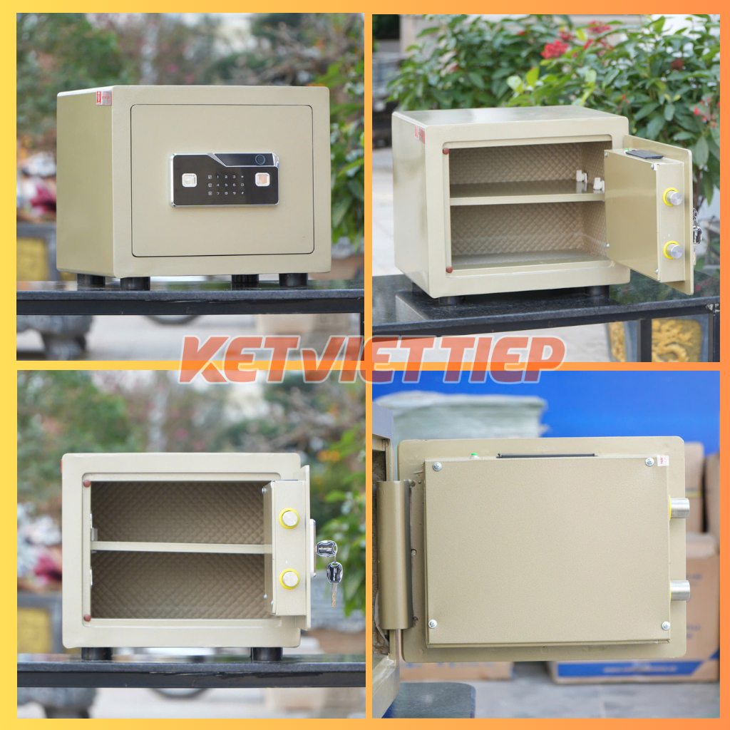 Két sắt mini Việt Tiệp KVT26VT Chống Cháy Khóa Vân Tay Điện Tử Miễn Phí ...