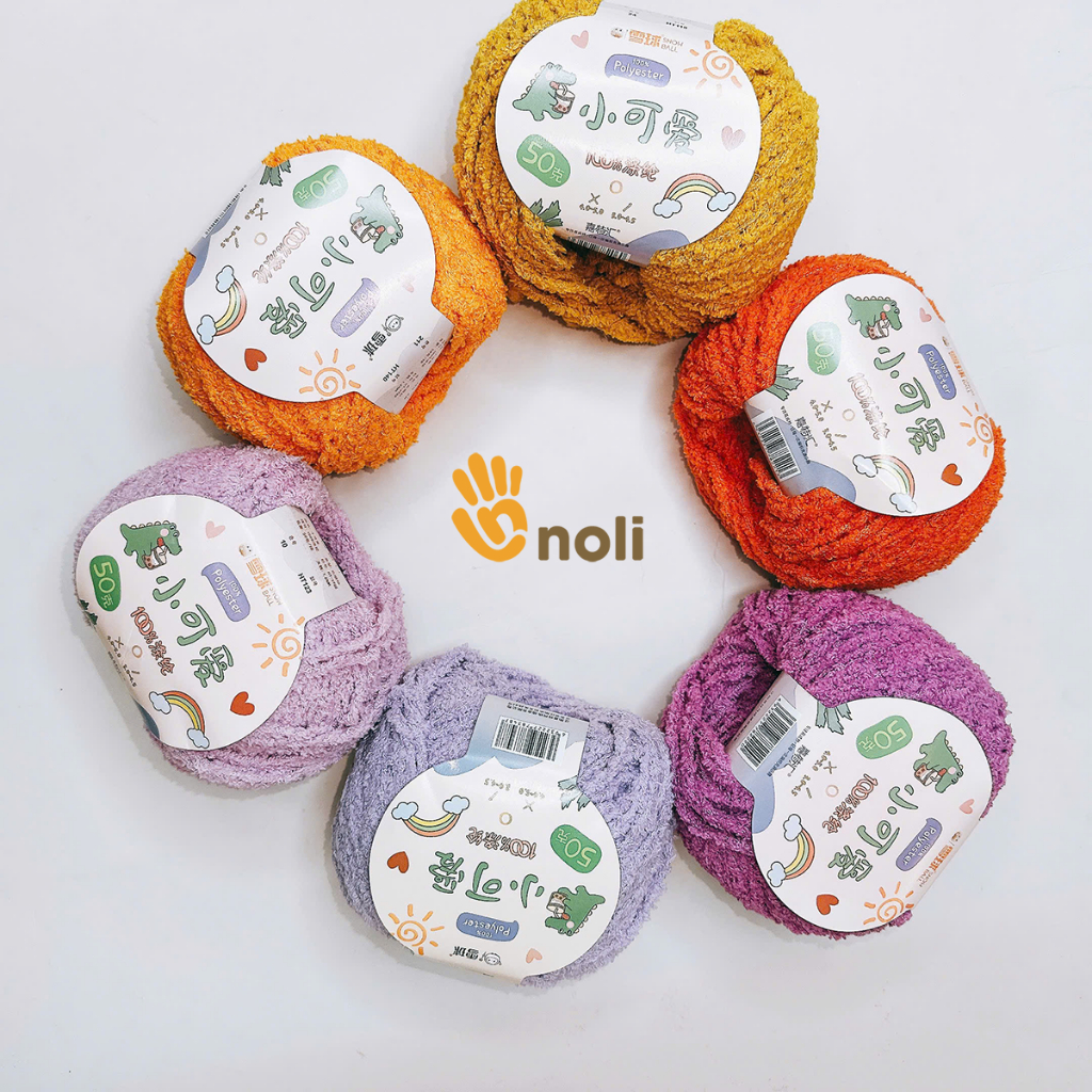 Bông Xù Xiaoke 50g ( đủ bảng màu) | Shopee Việt Nam