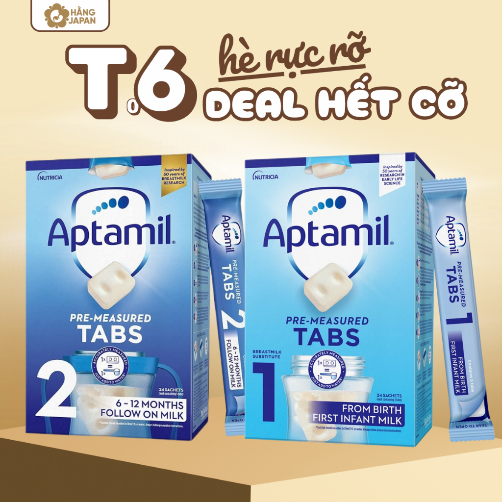 Sữa thanh Aptamil Pre Measured Tabs - Hàng Anh - Date mới | Shopee Việt Nam