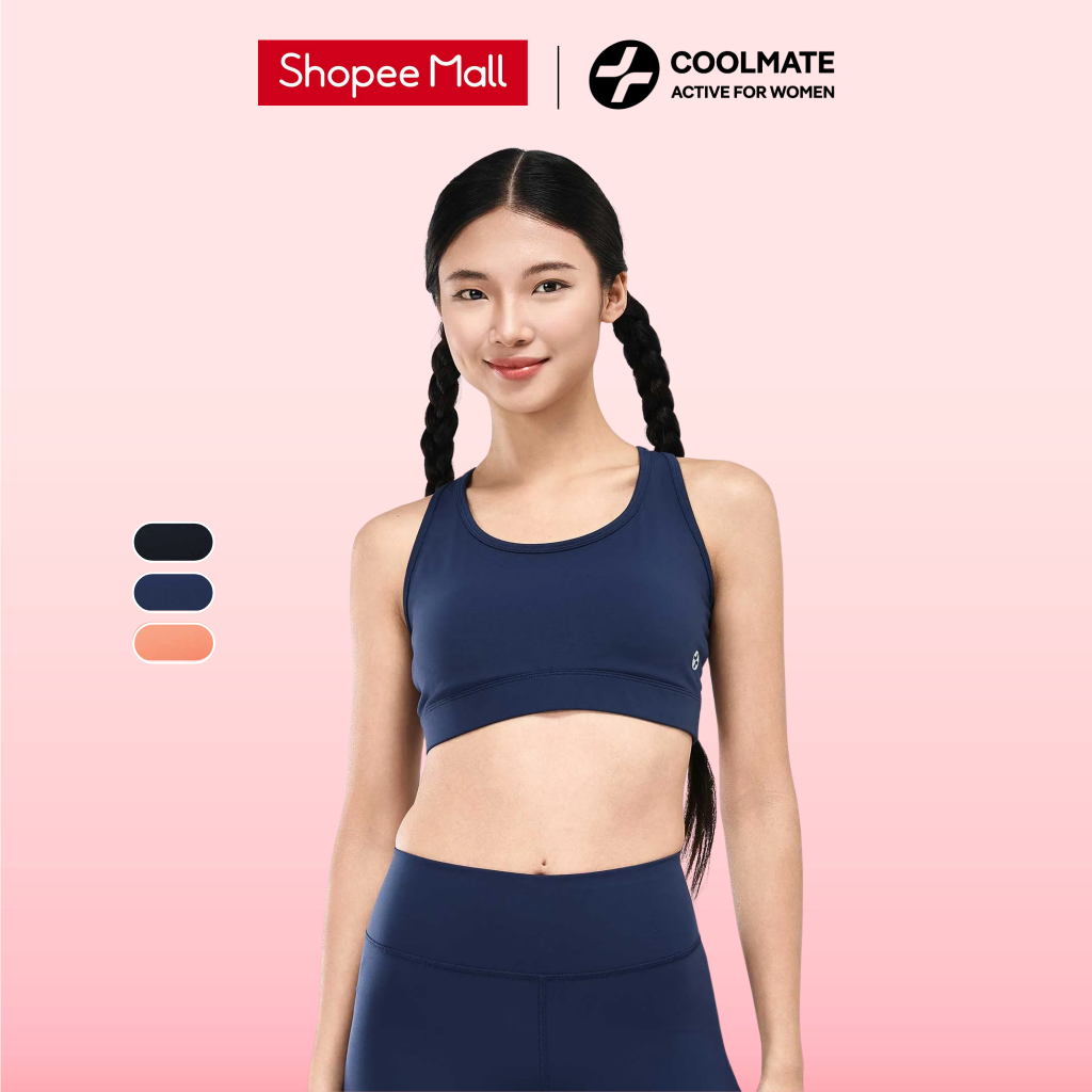 Áo Bra nữ có mút ngực dáng thể thao tập gym yoga CoolFlex Everyday mềm ...