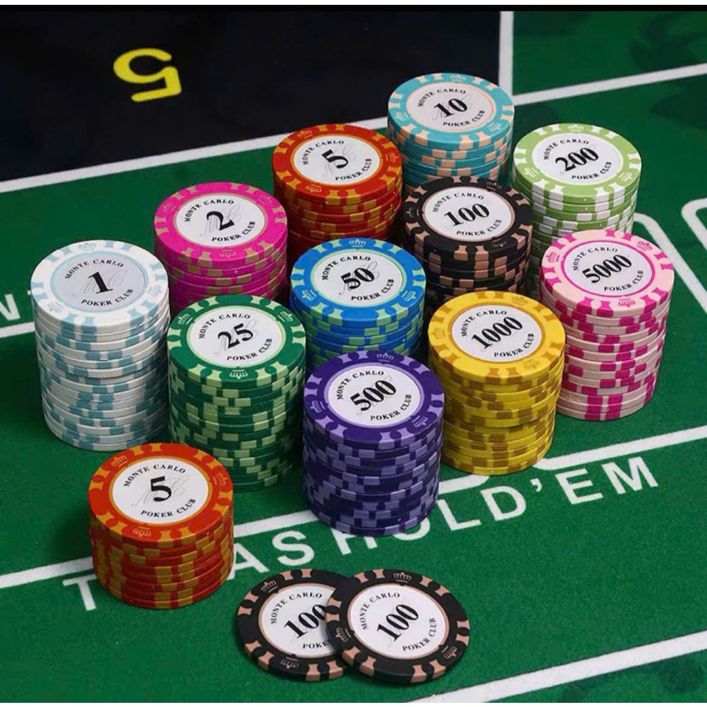 Chip Poker Monte Carlo Các Loại Chất Liệu Nhựa Cao Cấp | Shopee Việt Nam