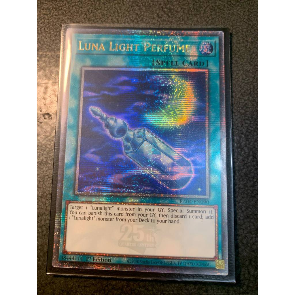 thẻ bài Yugioh chính hãng Luna Light Perfume RA04-EN090 25th | Shopee ...