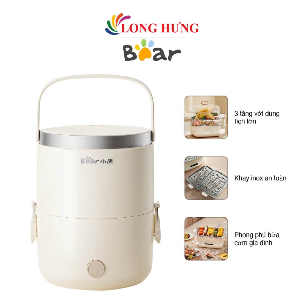 Hộp cơm điện cầm tay Bear LB-4H15W - Hàng chính hãng | Shopee Việt Nam
