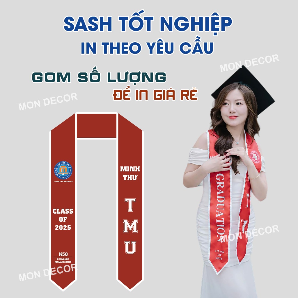 Sash tốt nghiệp - Giá Tốt, Sale Tháng 04, Ship 0 Đồng | Shopee Việt Nam
