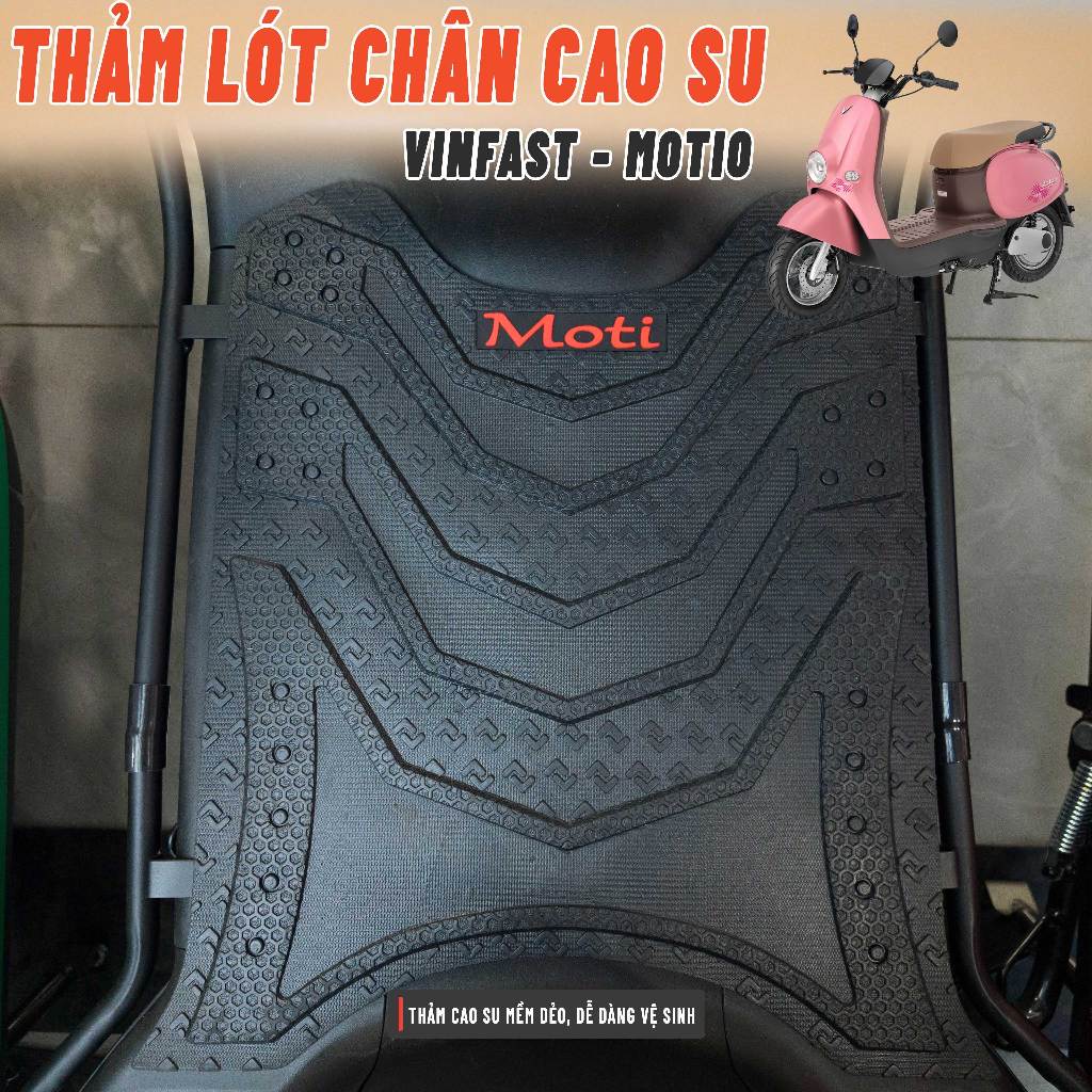 Vinfast MOTIO - Thảm lót chân cao su mềm dẻo cho xe điện Vinfast MOTIO ...