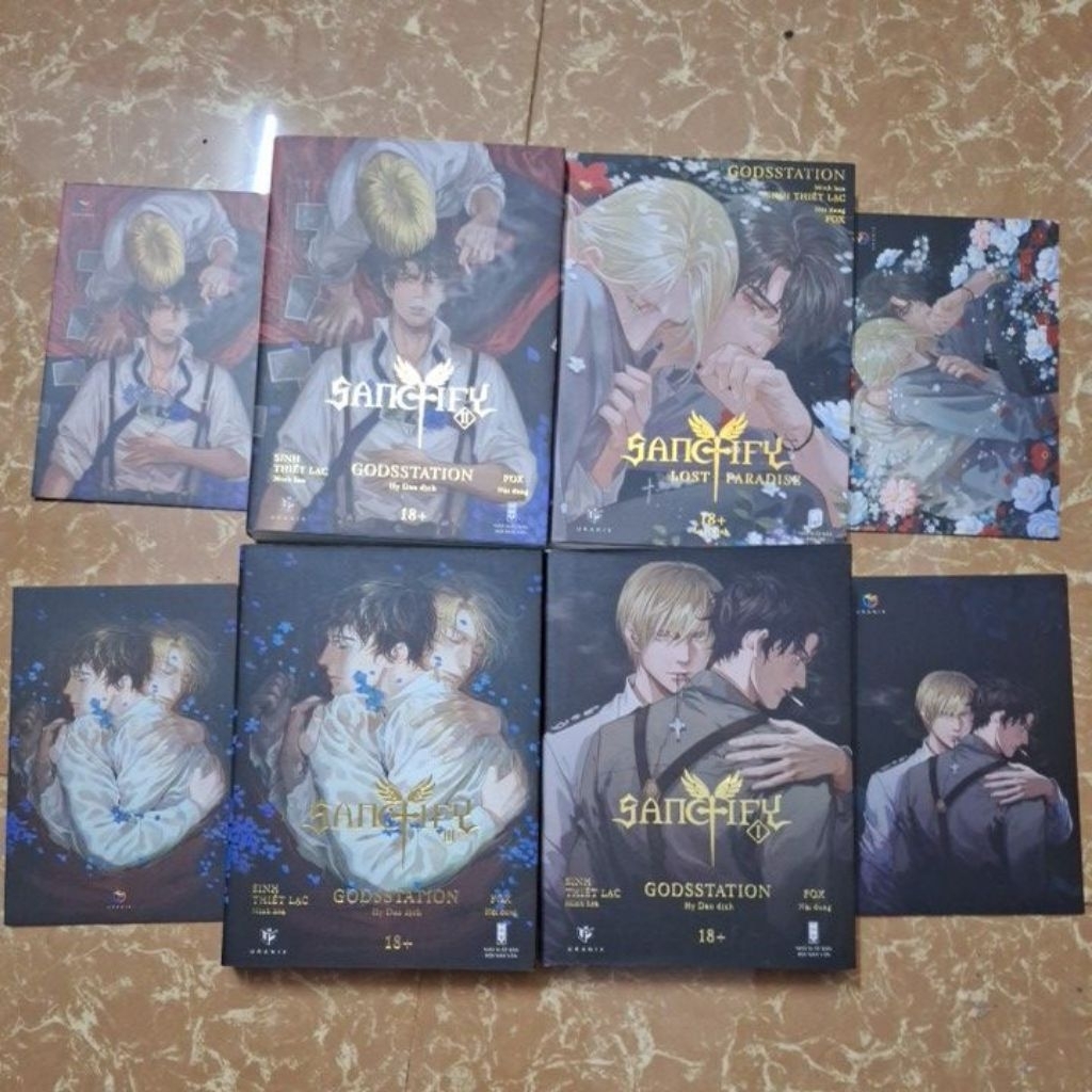 Sách - Sanctify combo Full bộ 4 tập + quà như ảnh | Shopee Việt Nam