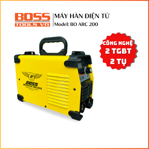 Máy hàn điện tử BOSS ARC 200A | Sử dụng que hàn 3,2 - 4.0 ly | Máy hàn ...