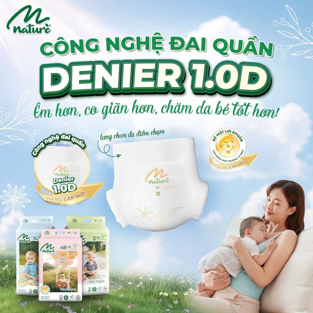 Tã/Bỉm MOMO NATURE Đủ size NB58/S58/Md52/Mq48/L44/XL42/XXL38 | Shopee ...