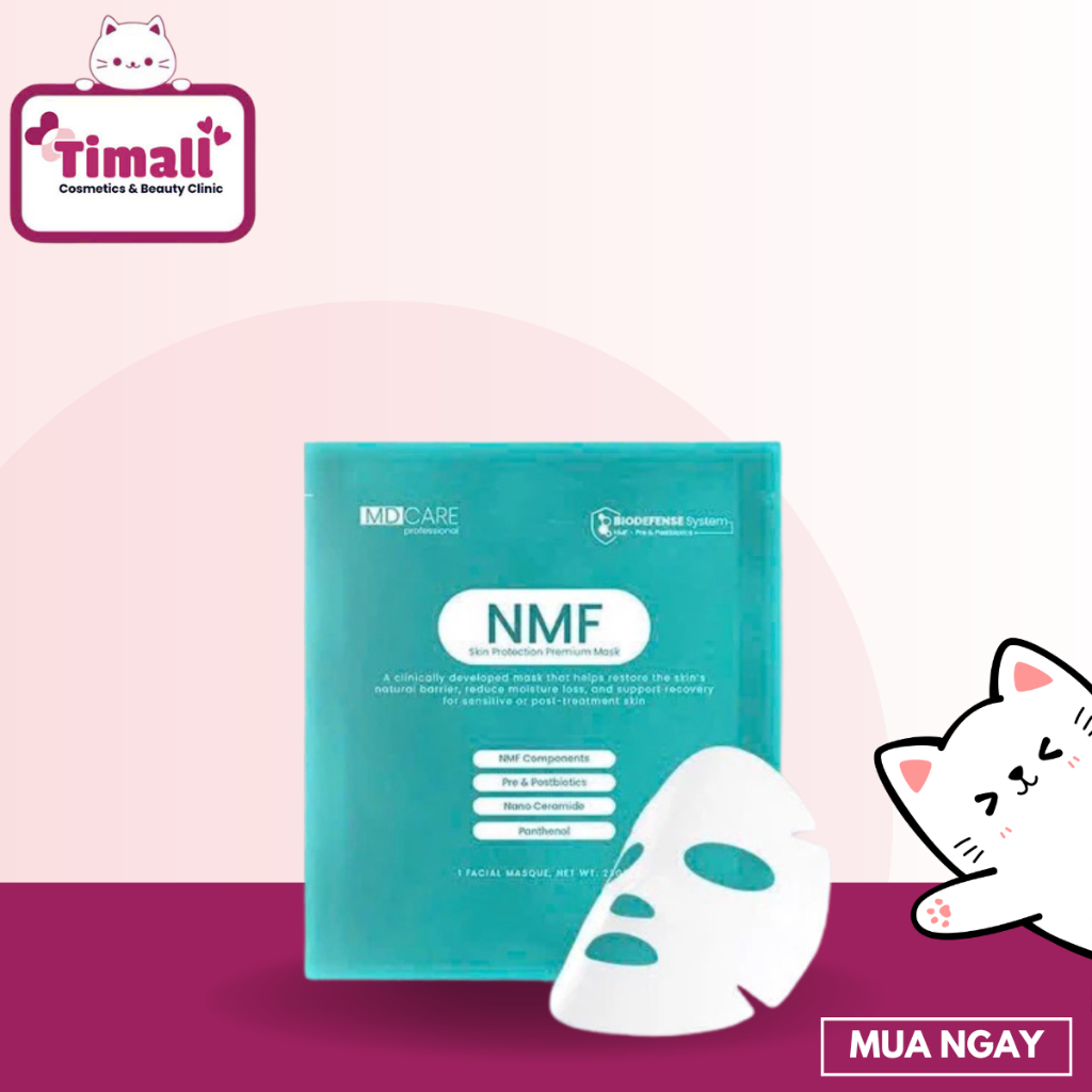 Mặt Nạ MD CARE NMF SKIN Protection Premium Mask Cấp Ẩm, Cân Bằng Lợi Khuẩn, Phục Hồi , Bảo Vệ Da ...