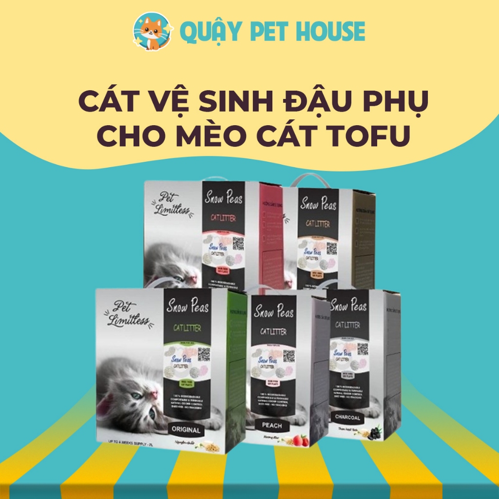 Cát vệ sinh cho mèo, Cát mèo Tofu , Cát cho mèo Limit 7L thấm hút , khử ...
