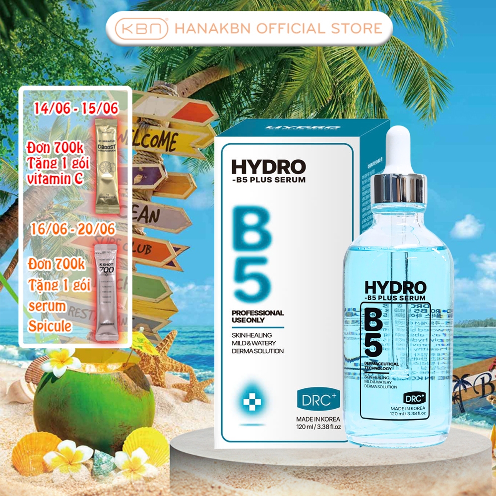 [KHUYẾN MÃI] Serum Hydro B5 Plus Dưỡng Chất Chuyên Sâu Hỗ Trợ Phục Hồi Da DRC+ 120ml | Shopee ...