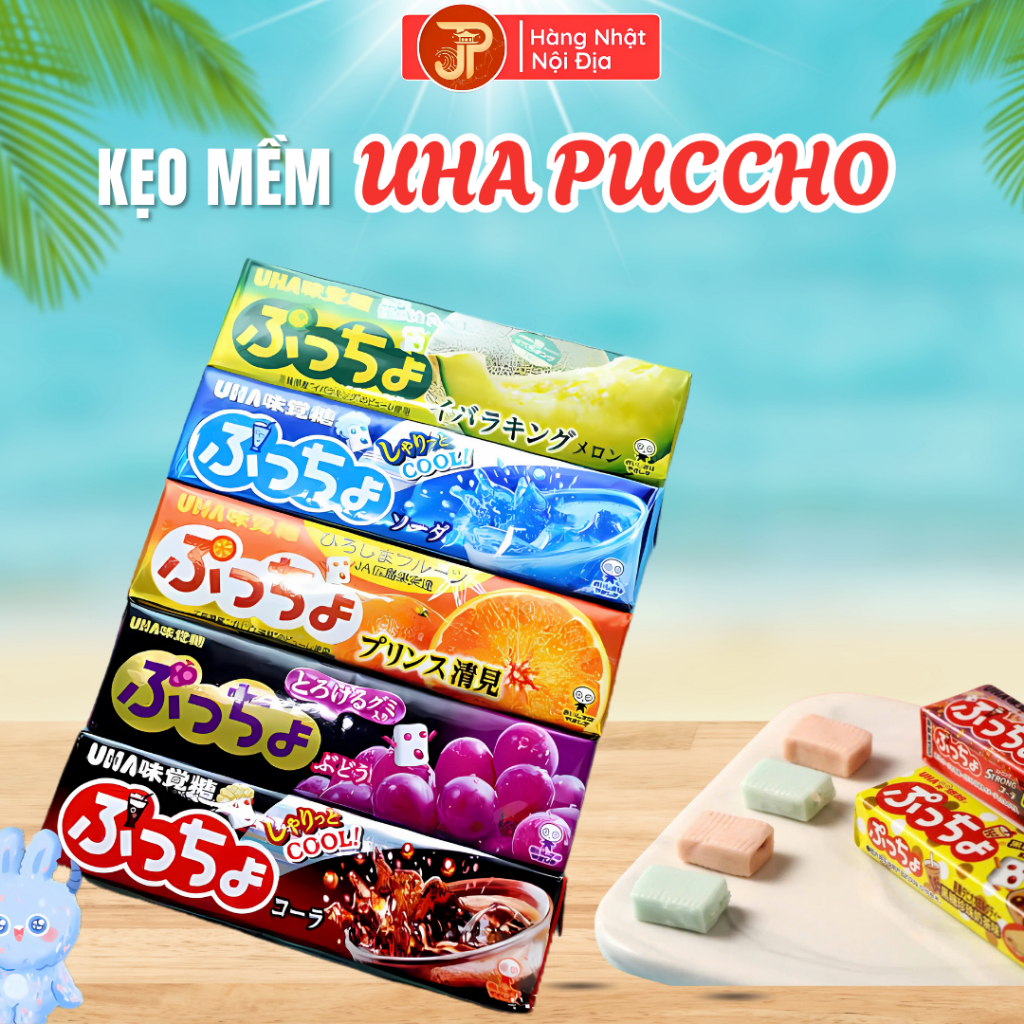 Kẹo Mềm UHA Puccho 10 viên - Nhiều Vị Trái Cây Độc Đáo - Hàng Nội Địa Nhật | Shopee Việt Nam