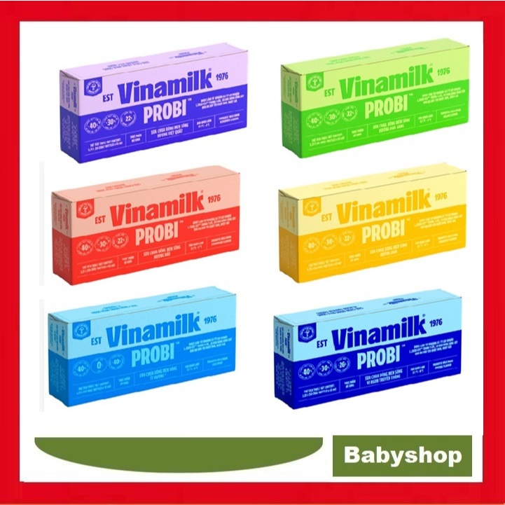 Thùng Sữa Chua uống Proby, Probi 65ml/50 chai, 130ml/24 chai Đủ Các Vị ...