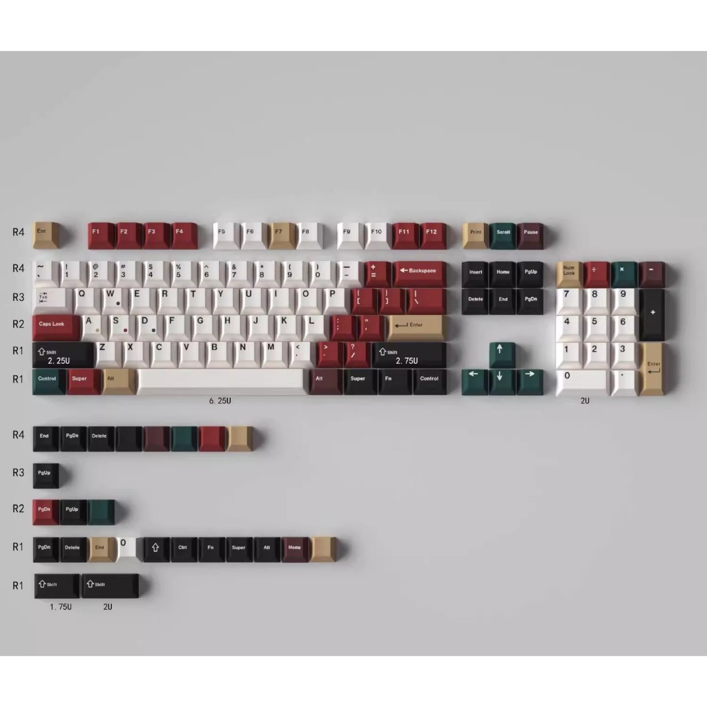 KEYCAP BÀN PHÍM CƠ - GMK Supreme Treasure/Retro Hong Kong Style ...