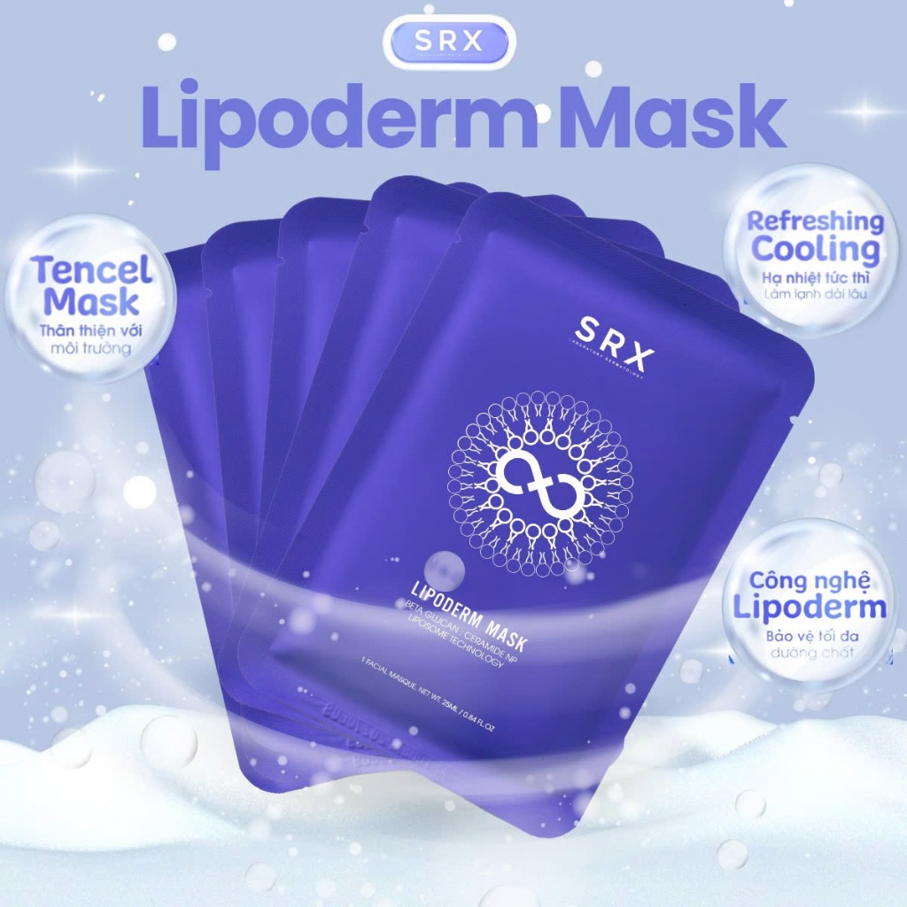 Mặt Nạ Tế Bào Gốc - Phục Hồi - Dưỡng Ẩm - SRX Lipoderm Mask 20g - Chống Lão Hóa | Shopee Việt Nam