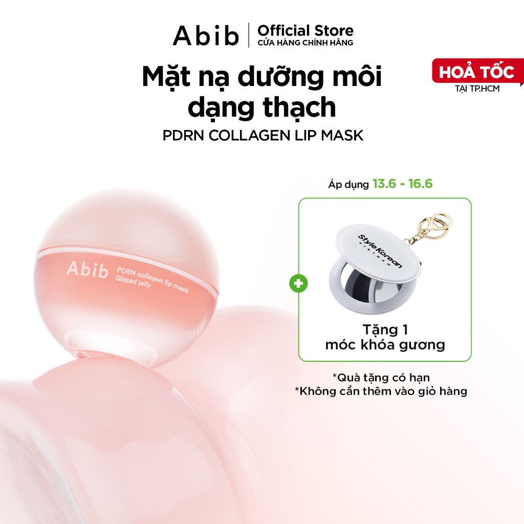 Mặt nạ dưỡng môi dạng thạch Abib PDRN Collagen Lip Mask Glazed Jelly 11g | Shopee Việt Nam