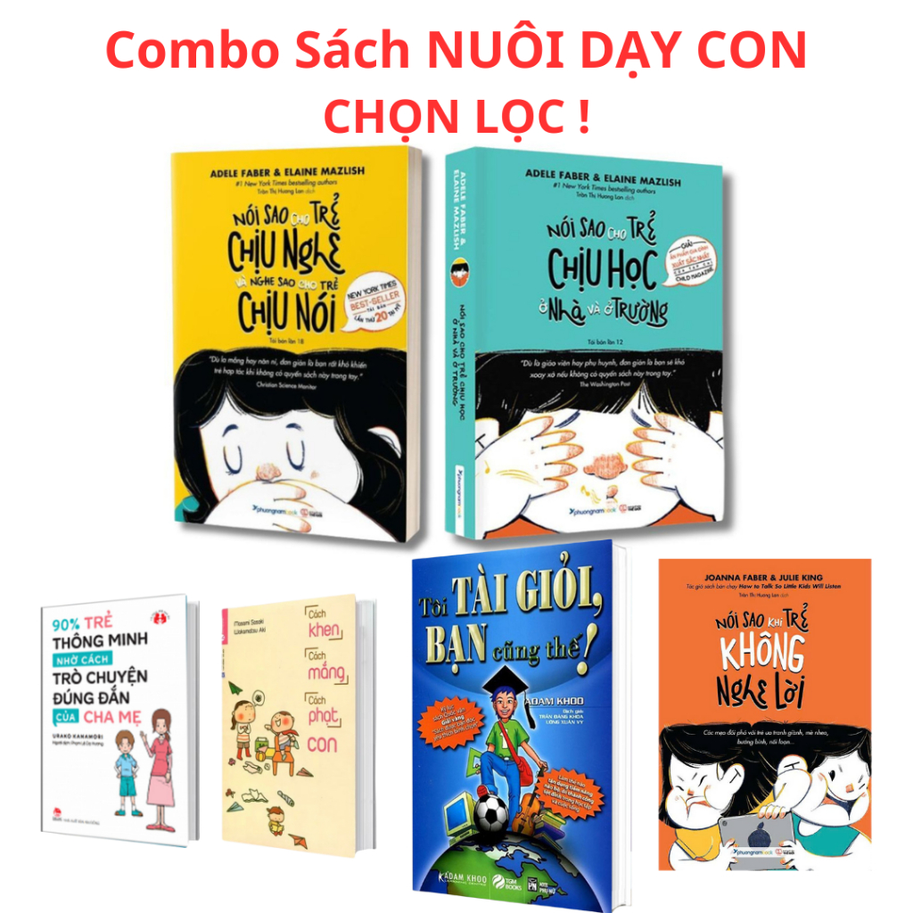 Combo Sách Nói Sao Cho Trẻ Chịu Nghe & Nghe Sao Cho Trẻ Chịu Nói + Nói ...