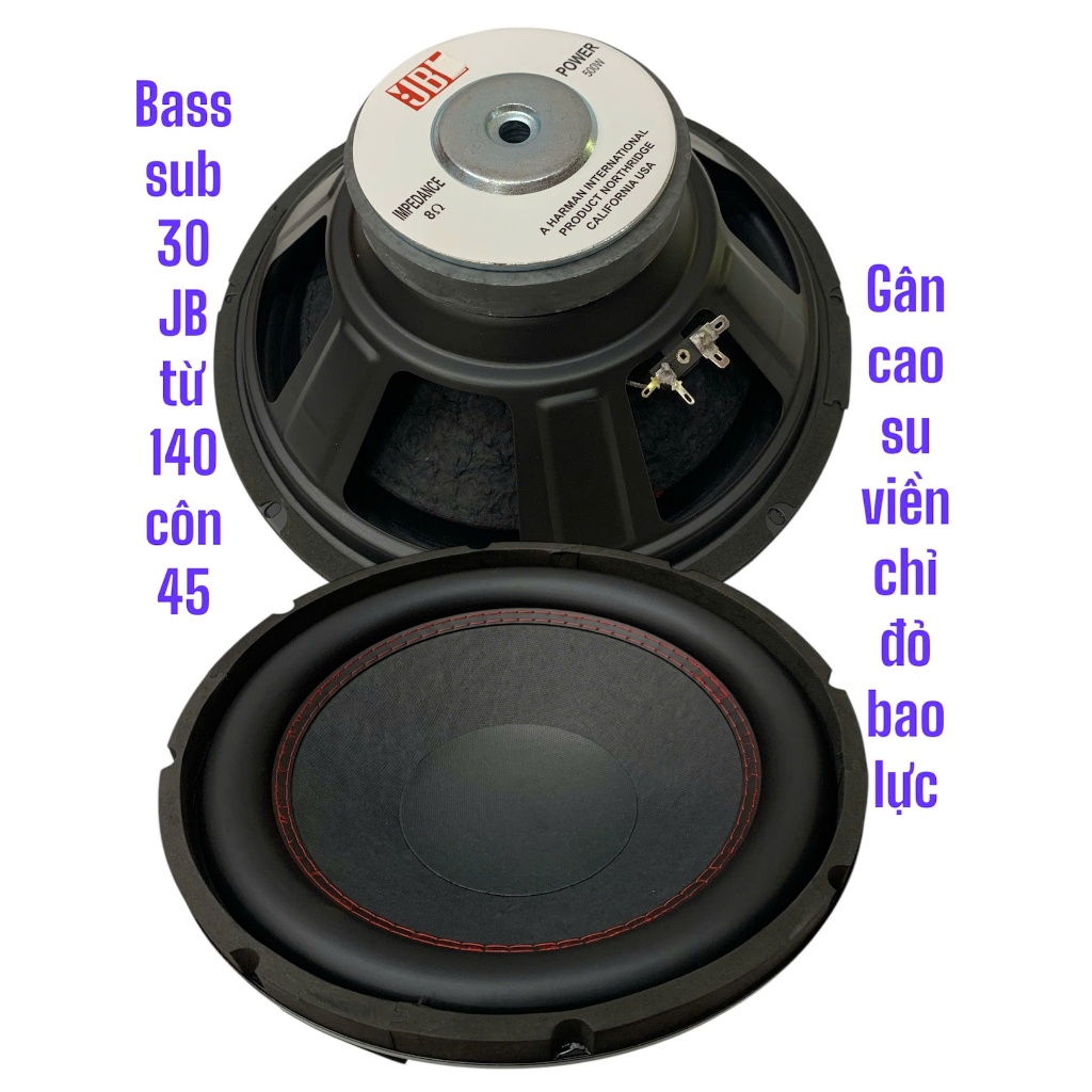 Loa sub 30 JB côn 45 từ 140 gân cao su - siêu trầm - giá 1 cái - hàng ...