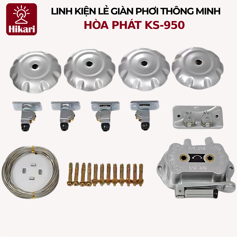 Linh Kiện Lẻ Thay Thế Giàn Phơi Thông Minh Hòa Phát KS-950 (Củ Quay ...