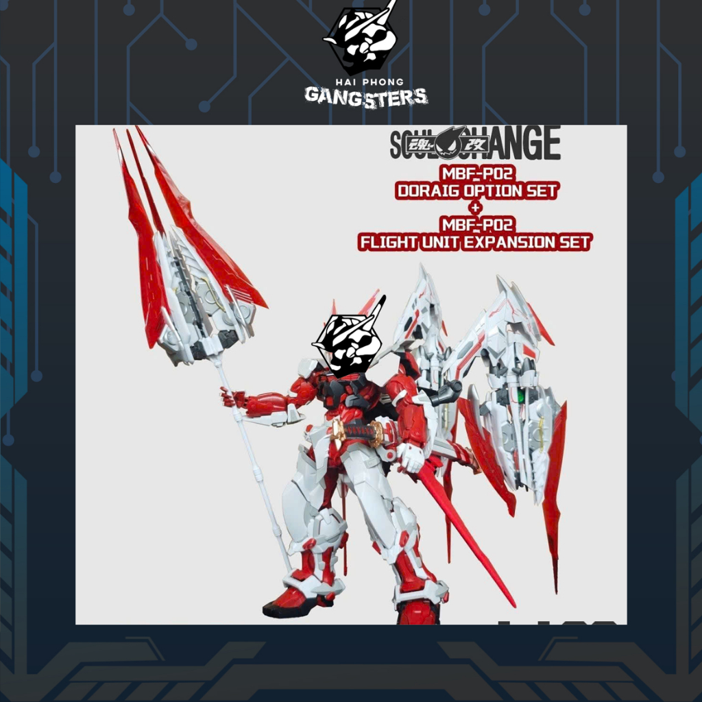 Combo mod dragonic cho astray red frame (Bao gồm Backpack Fly Unit và 3 ...