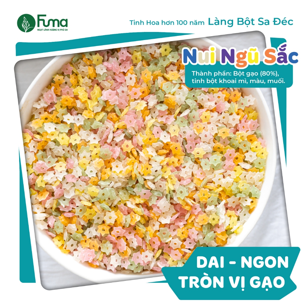 Nui ngôi sao rau củ FUMA | Sản phẩm đặc trưng tại làng bột Sa Đéc ...