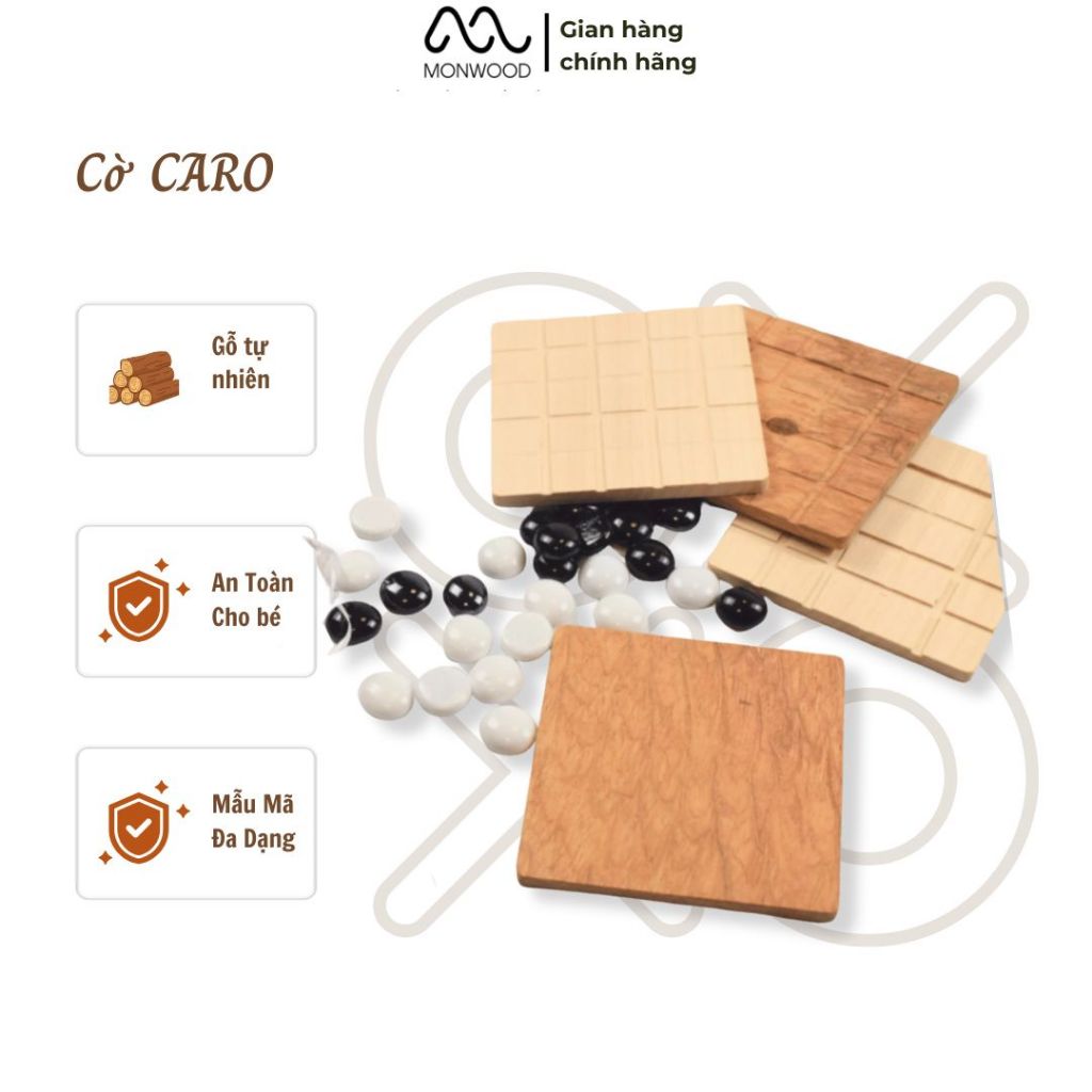Cờ Caro, Bộ Cờ Caro Bằng Gỗ, Đồ Chơi Dân Gian Việt Nam, XO Game ...