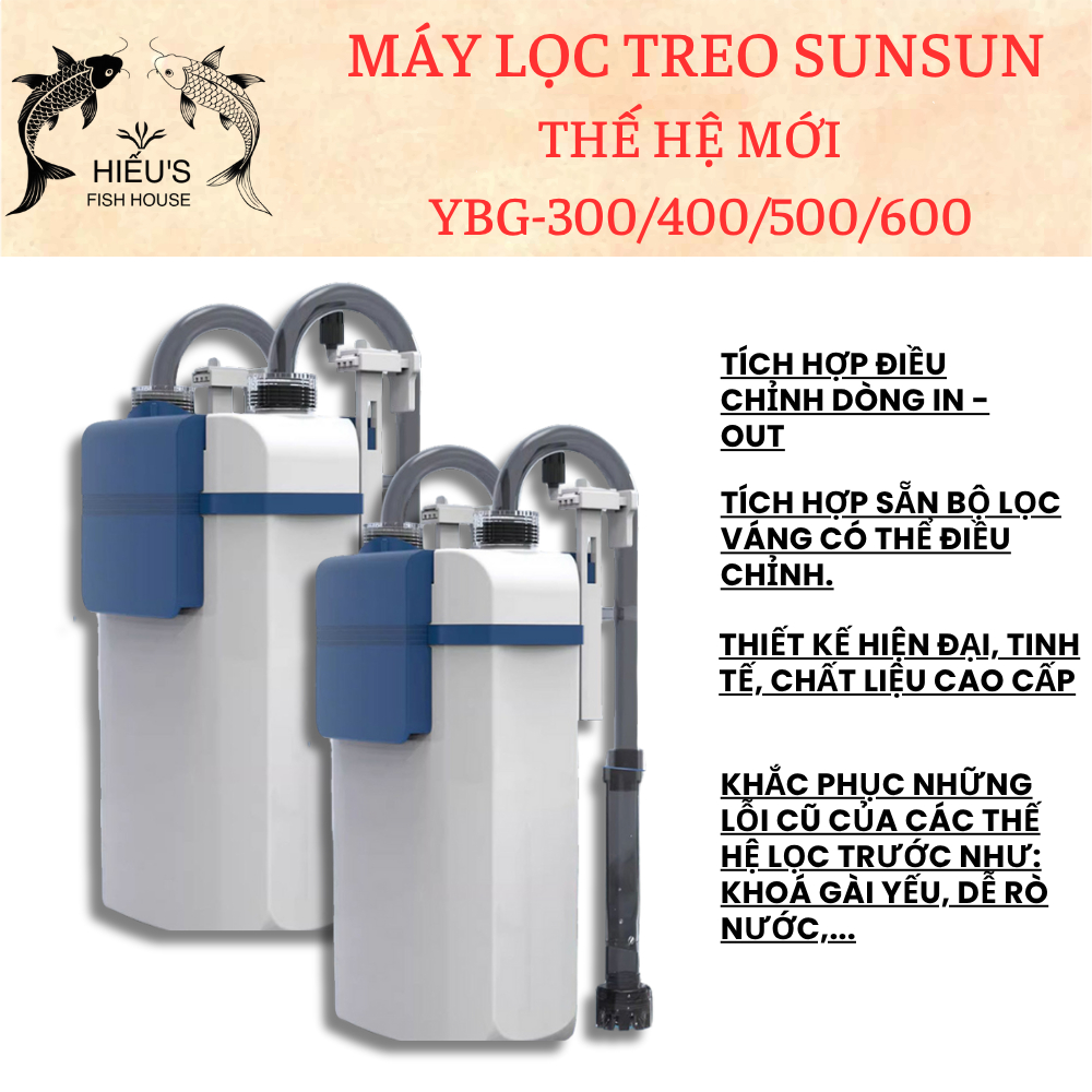 Máy Lọc Treo SunSun YBG-300/400/500/600 | Shopee Việt Nam