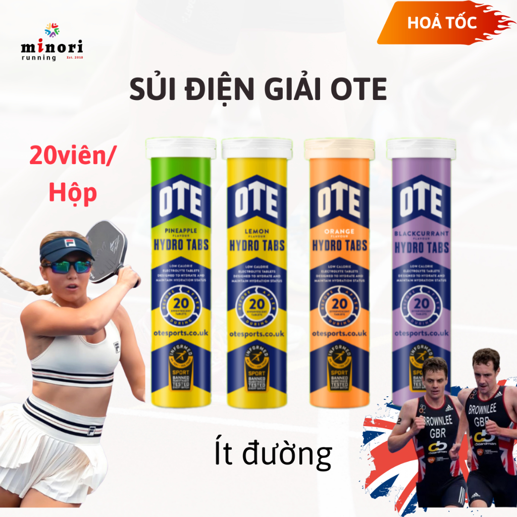 Hộp Viên sủi điện giải OTE Hydro Tabs bù nước bù khoáng ngăn ngừa chuột ...