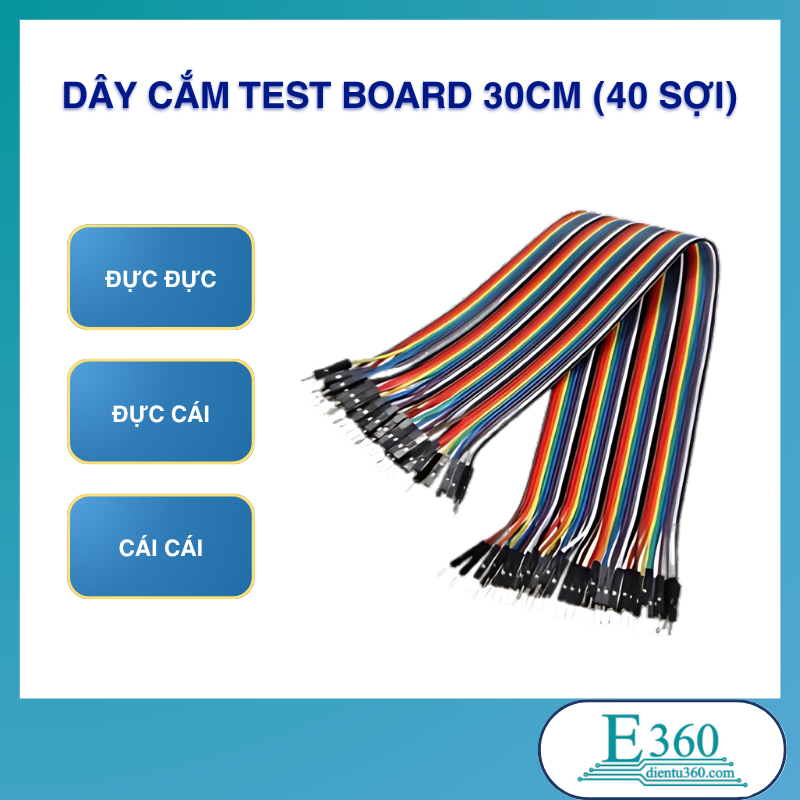 Dây Cắm Test Board 30cm (40 sợi) | Shopee Việt Nam