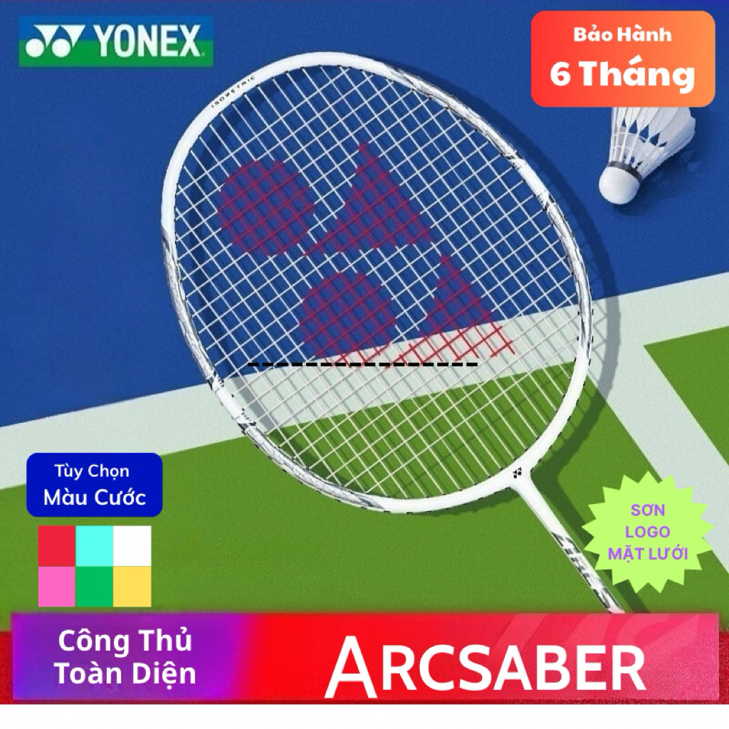 【Combo 5 Quà Tặng】Vợt cầu lông Yonex Arcsaber 0 căng sẵn cước chính hãng, siêu phẩm vợt Yonex ...