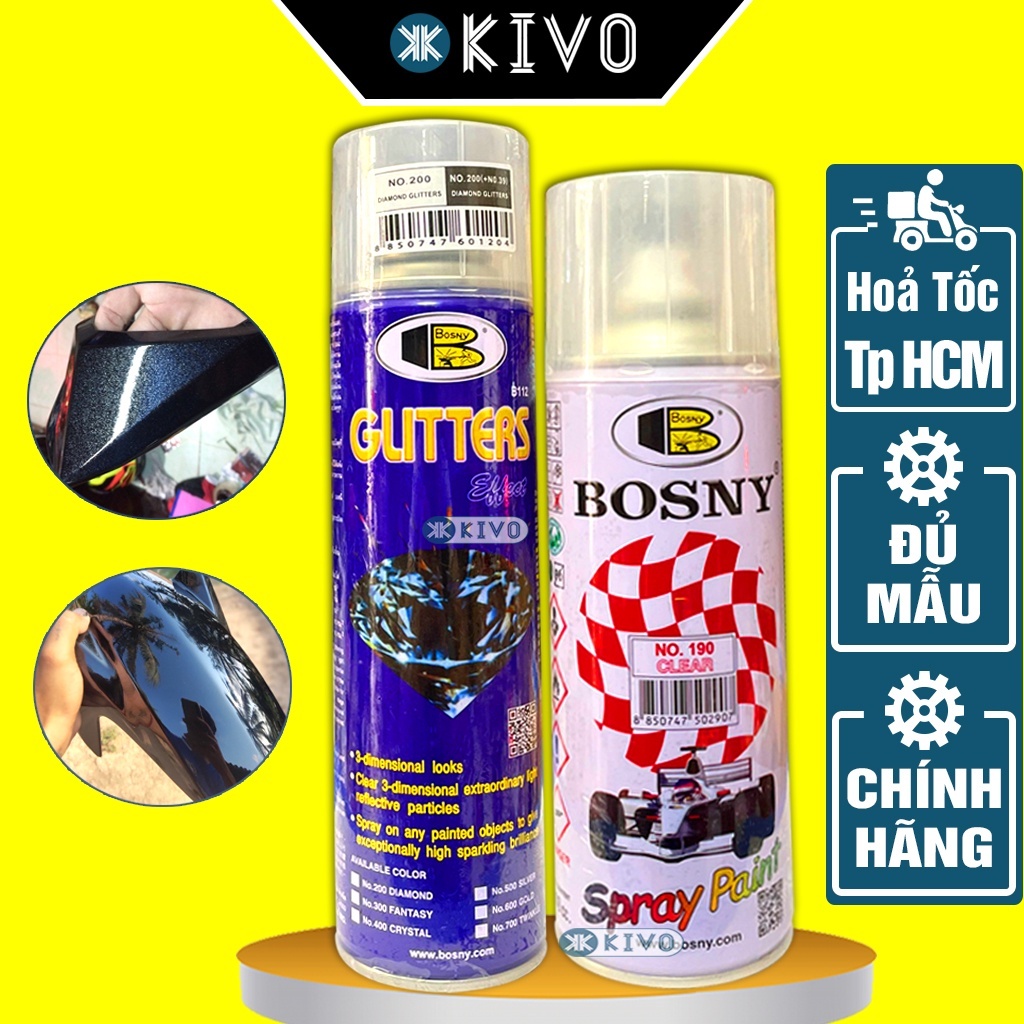 Sơn Samurai Bóng Ánh Kim, 2K - Sơn Phủ Bóng /Bosny Phản Quang Hiệu Ứng ...