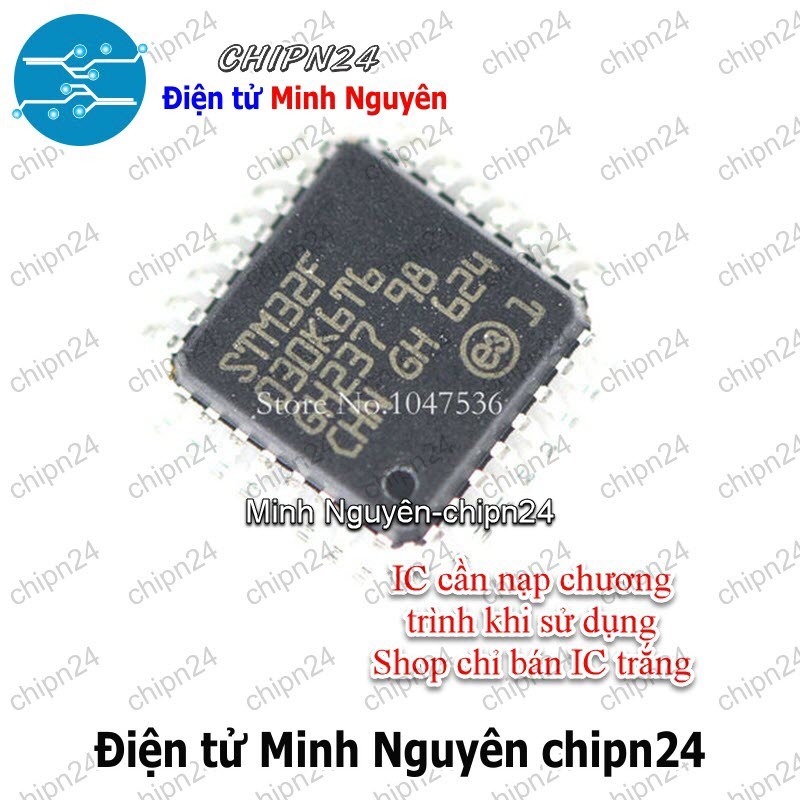 [1 con] (SOP) IC Dán STM32F030K6T6 LQFP-32 (SMD) (STM32F 030K6T6 ...