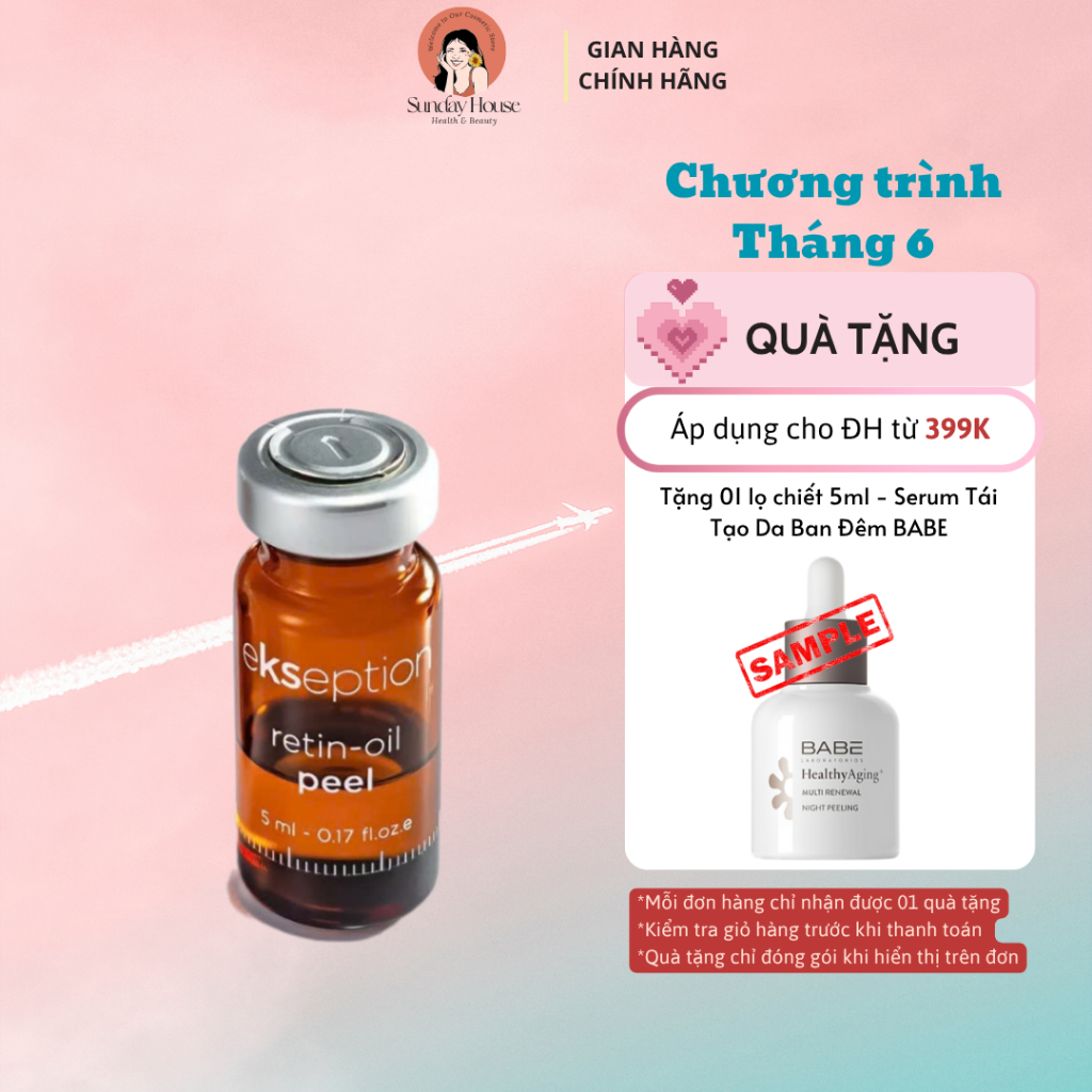 [CHÍNH HÃNG] Tinh chất Peel da Ekseption Retin-oil 5ml Dung dịch Peel ...