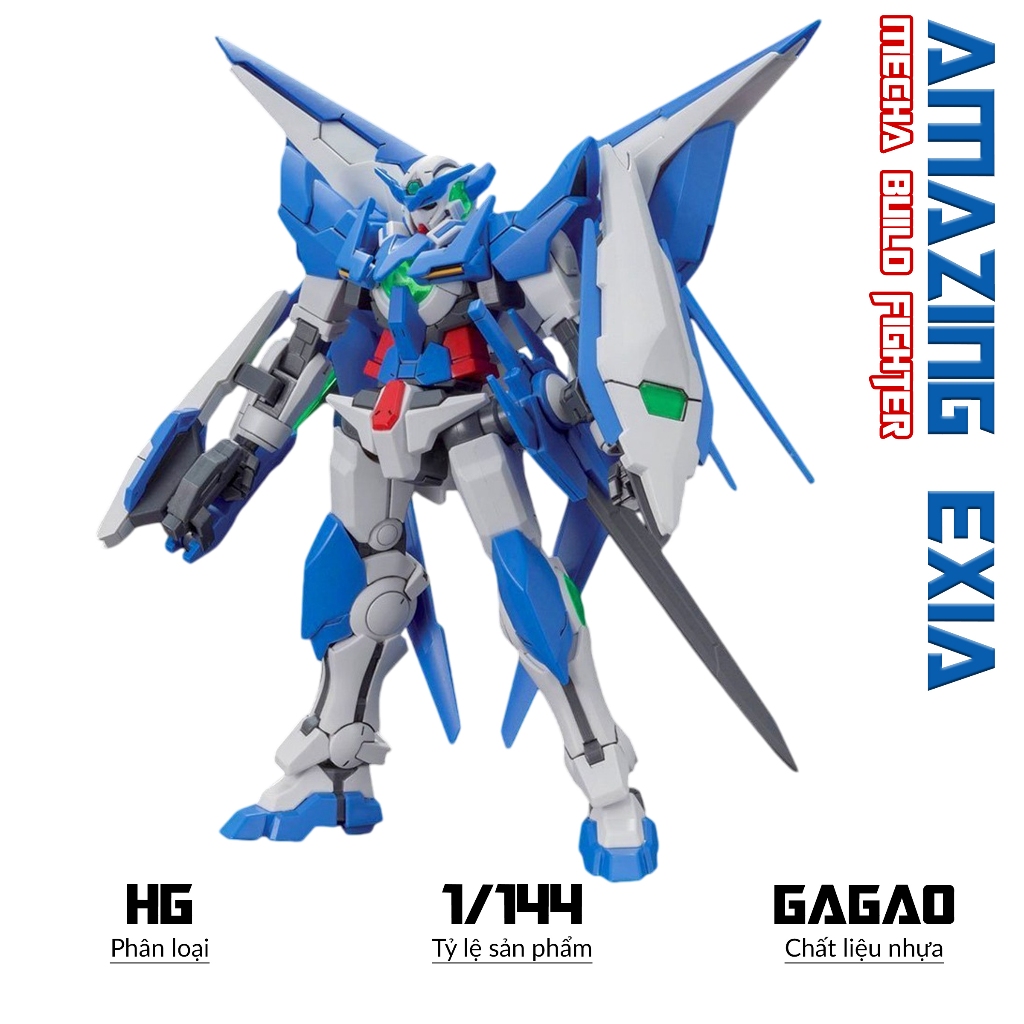 Mô hình HG Amazing Exia, 1/144 Mecha, Đồ chơi lắp ráp nhựa | Shopee ...