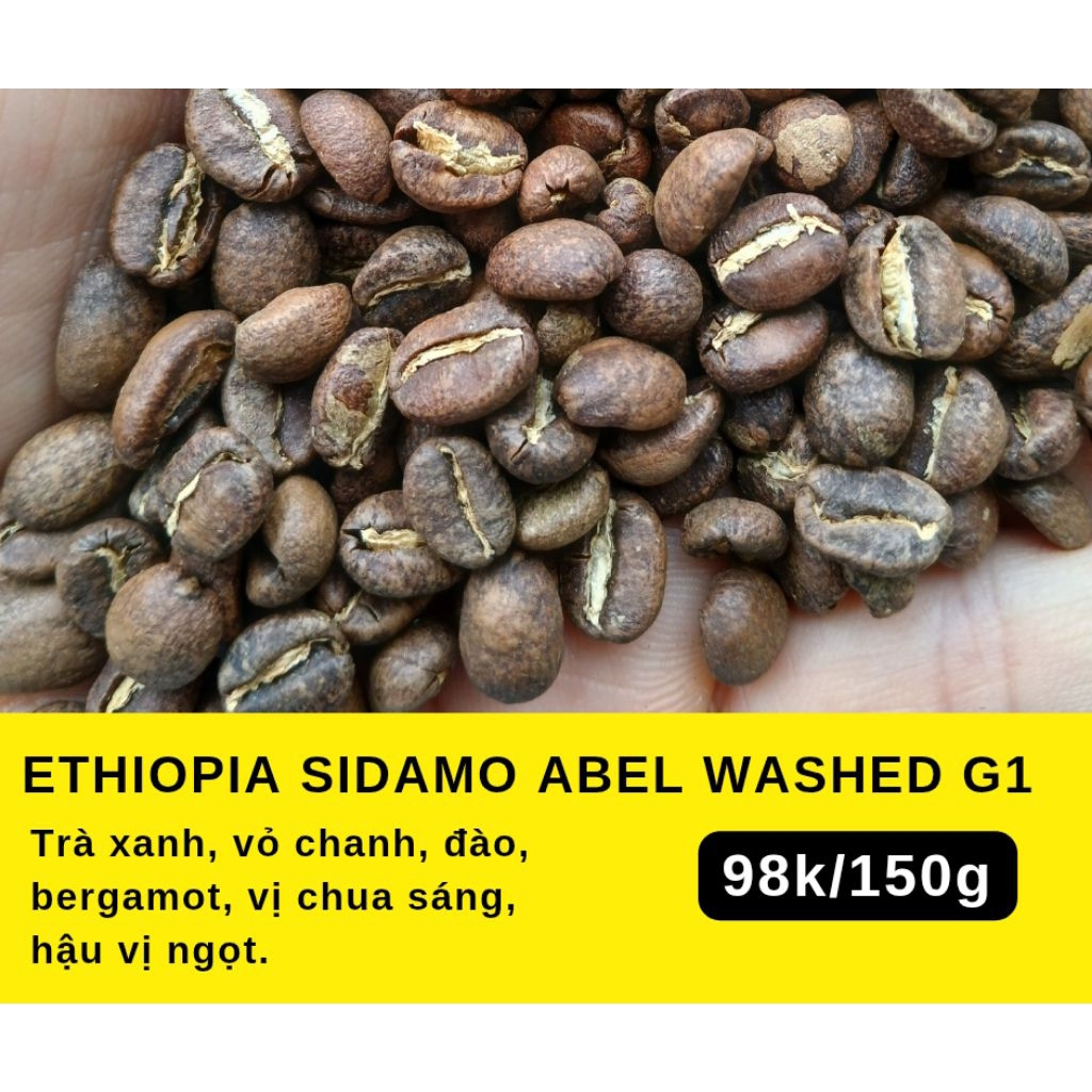 Cafe Ethiopia Sidamo Abel washed g1 | Shopee Việt Nam