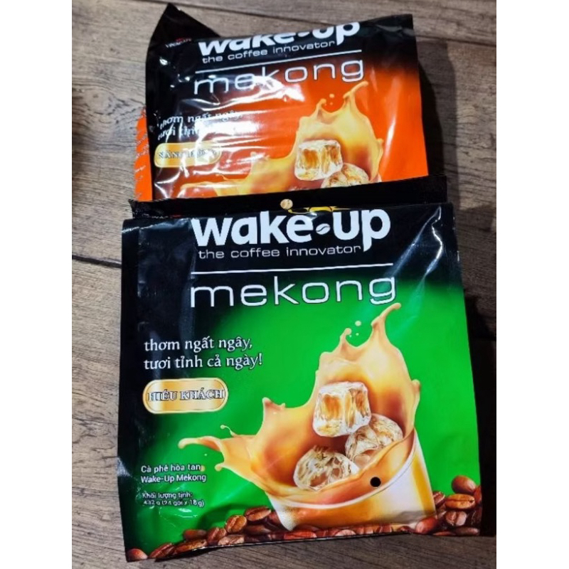 Cà Phê Mekong Wake Up (24 gói x 18g) cà phê sữa hòa tan wake up ...