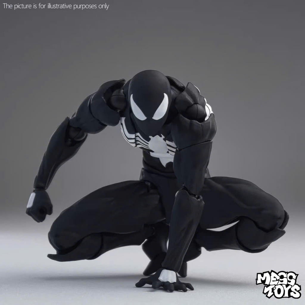 [ORDER] Mô Hình Action Figure 1/12 Black Neighbor (Symbiote Spider-Man ...