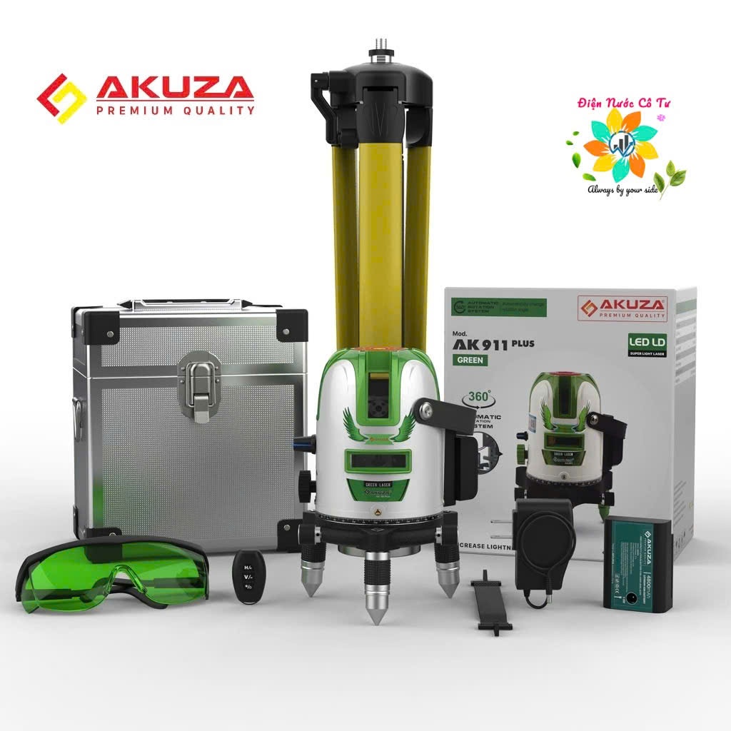 Máy Bắn Cốt Laze AKUZA AK-911 Plus Siêu Sáng Đế Xoay 360 Độ, Máy cân ...
