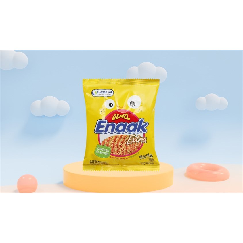 Snack mì trẻ em Enaak hương gà, gà BBQ, ớt cay | Shopee Việt Nam