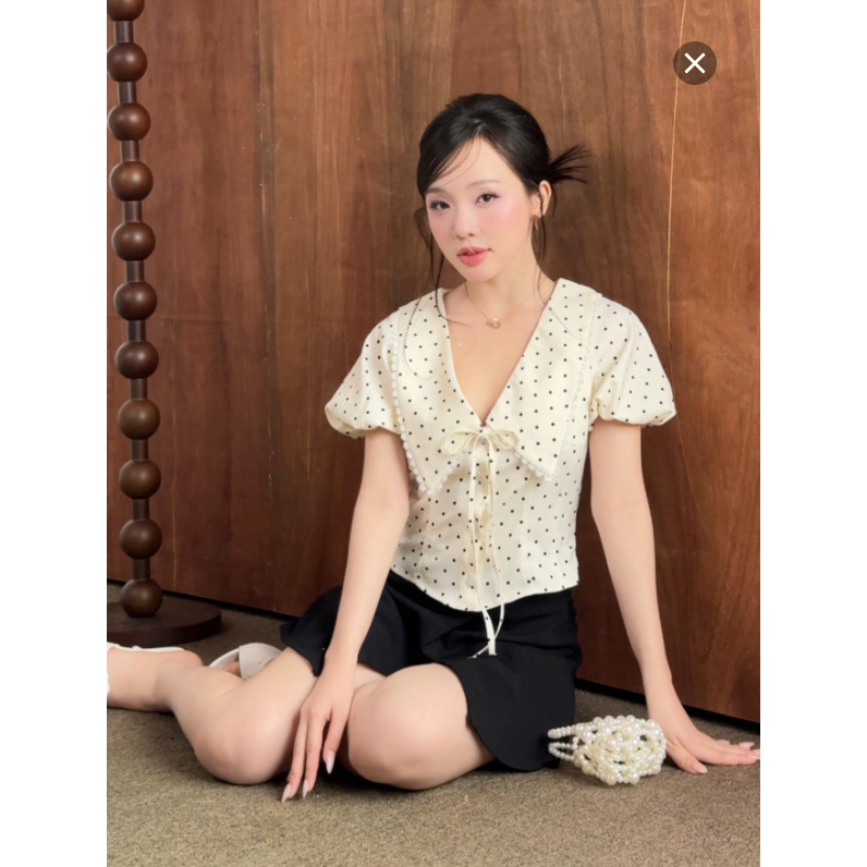 Áo kiểu tay phồng ELORA TOP dày dặn phong cách tiểu thư công chúa xinh sang trọng - ENKA VIETNAM ...