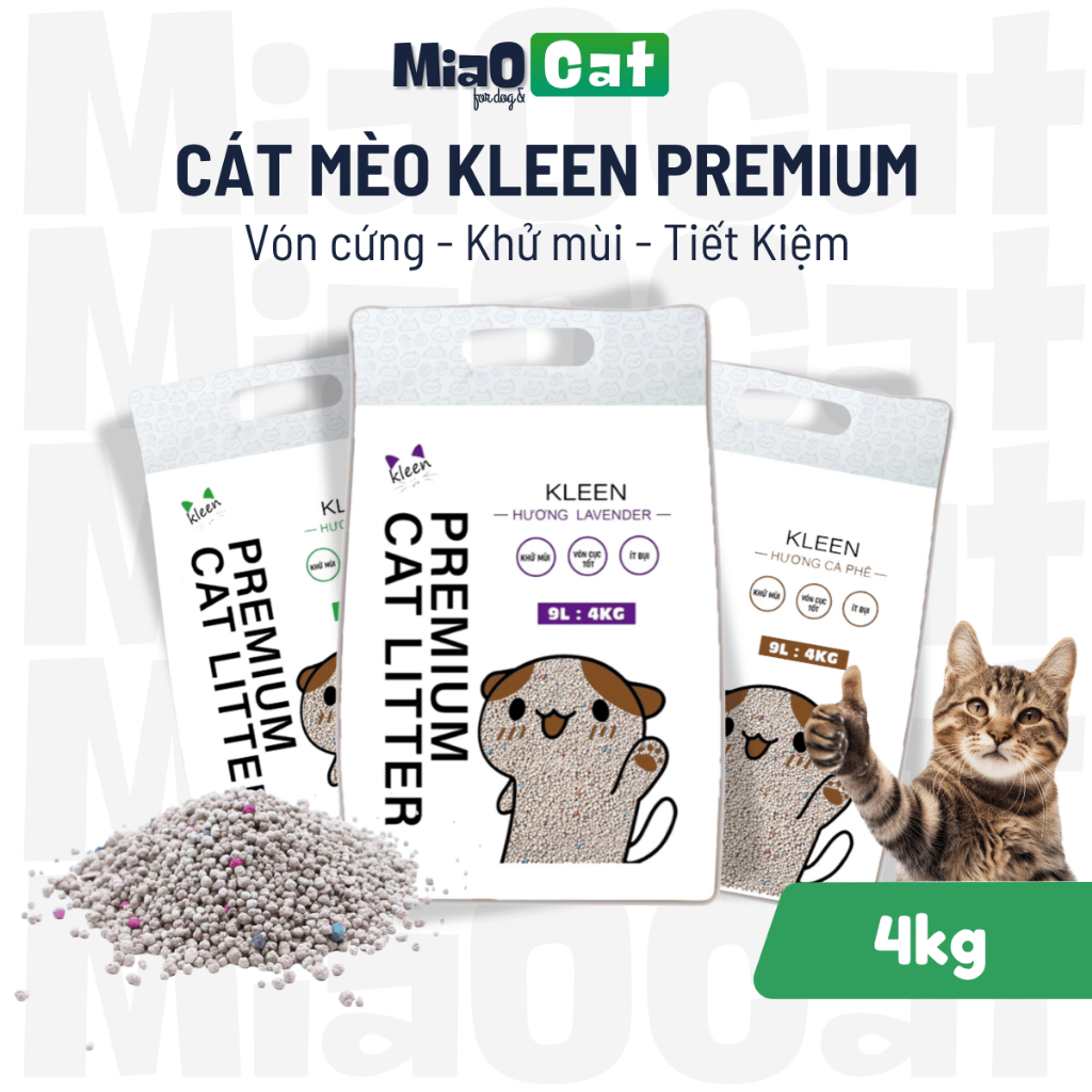 Cát Vệ Sinh Cho Mèo IRIS Kleen Cat Khử Mùi Diệt Khuẩn Premium Cat ...