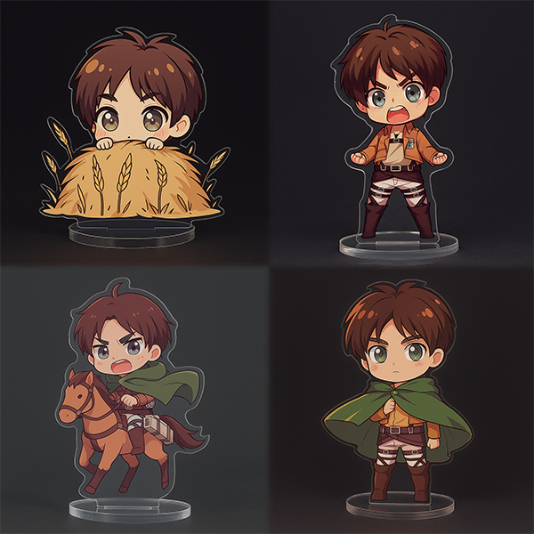 Mô hình Standee Attack On Titan 12cm Eren AOT - Chất liệu mica- Trang ...