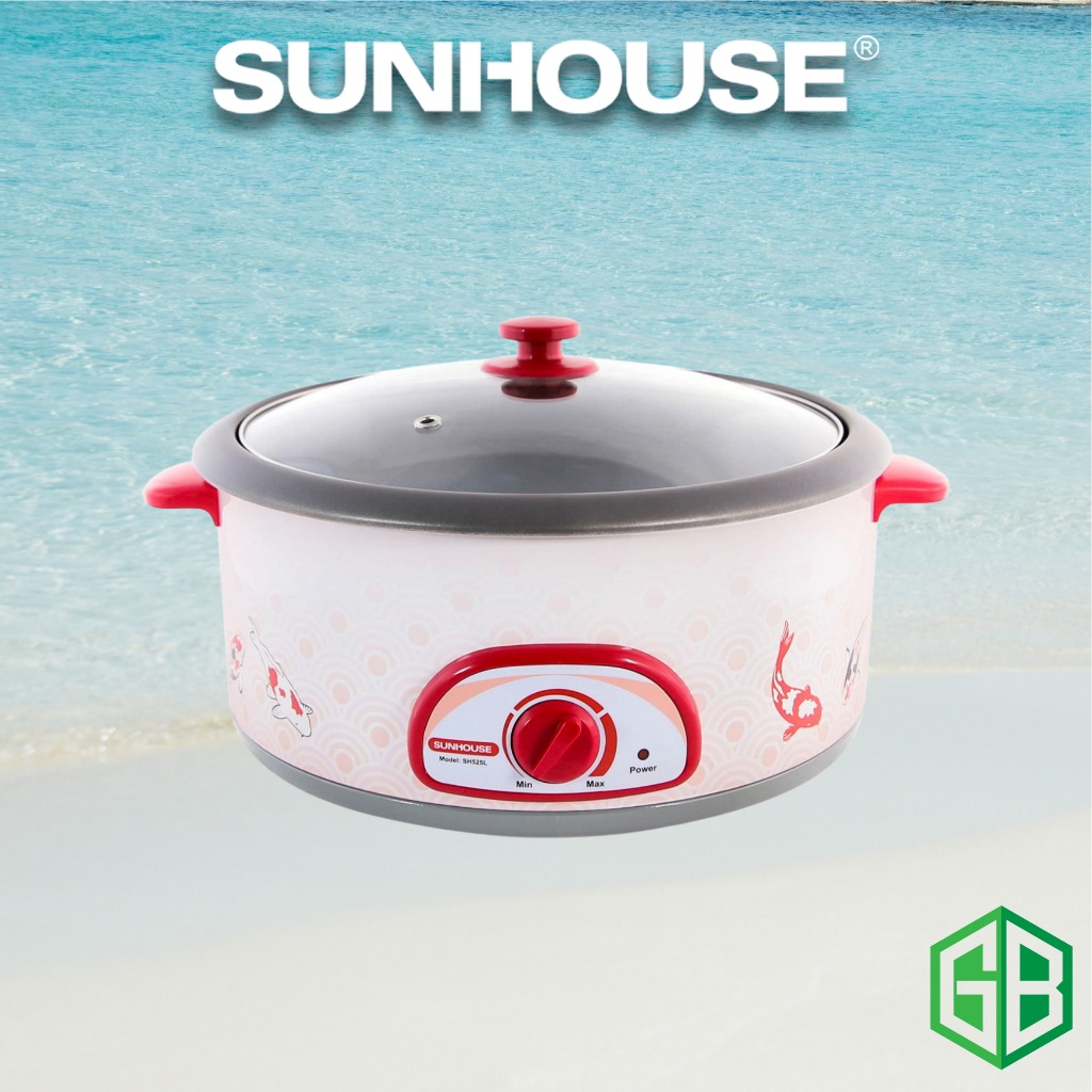 Lẩu điện 4L SUNHOUSE SH525L | Shopee Việt Nam