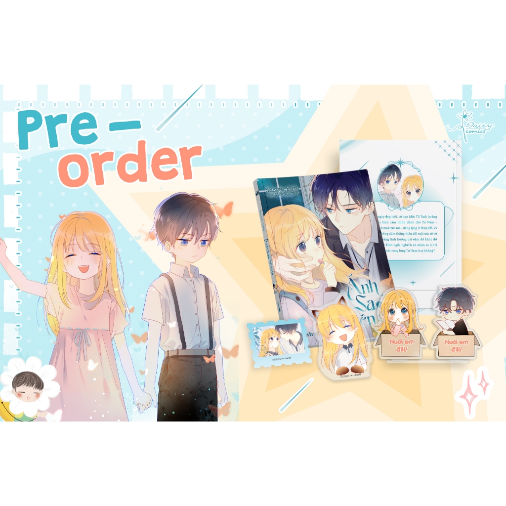 [Phụ Kiện Sticker Tem + Bookmark PVC + Standee Mini] Bản Đặc Biệt - Ánh ...