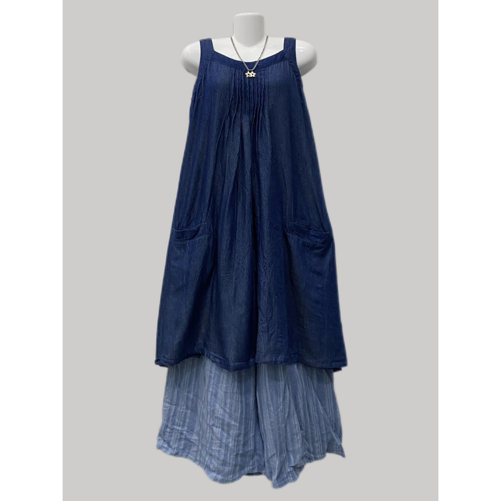 SET (12) Váy Yếm + Chân Váy Denim Mori Girl Vintage 2hand Nhật Bản ...