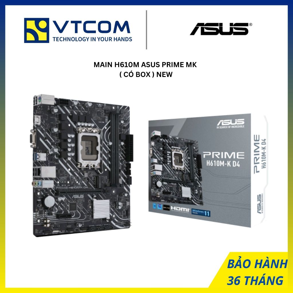 MAINBOARD H610M ASUS PRIME MK ( CÓ BOX ) NEW | Shopee Việt Nam