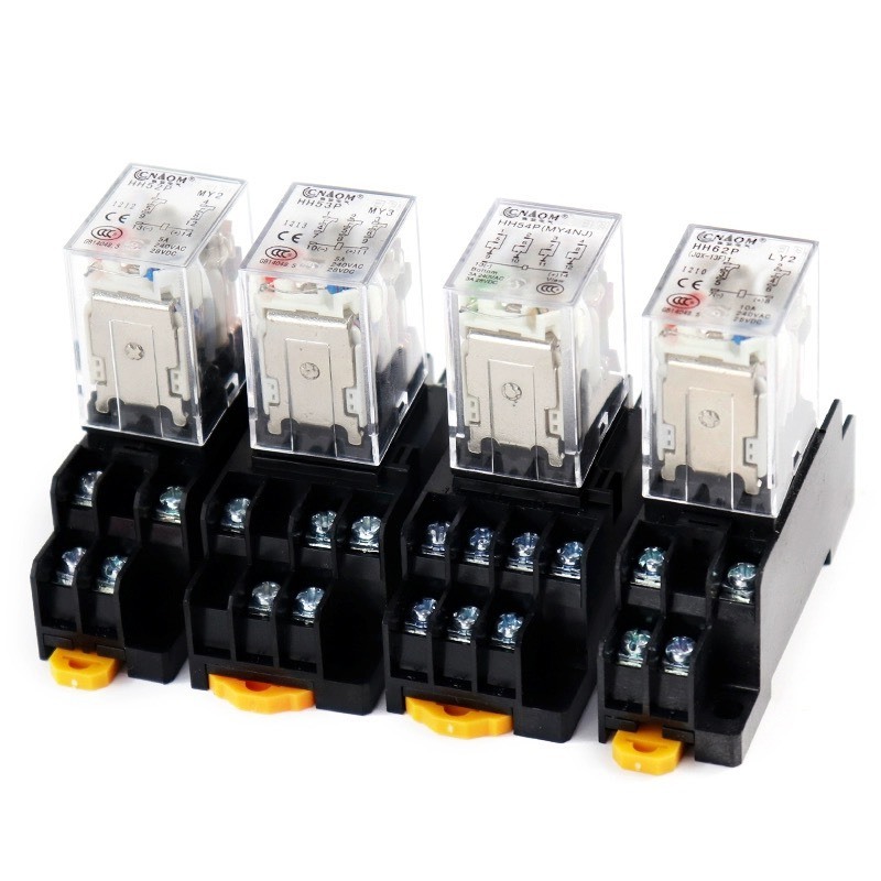[Đơn tối thiểu 50k] Rơ Le Trung Gian, Relay Kiếng 8; 11 và 14 Chân MY4N LY2N 24V, 220V. | Shopee ...