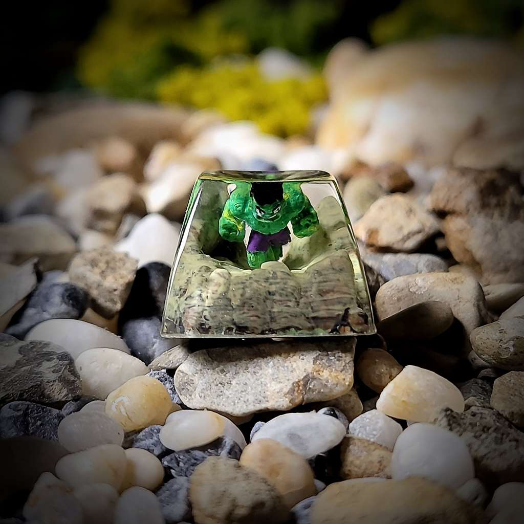 Keycap Hulk Resin Handmade | Keycap Siêu Anh Hùng Cơ Bắp Cho Bàn Phím ...