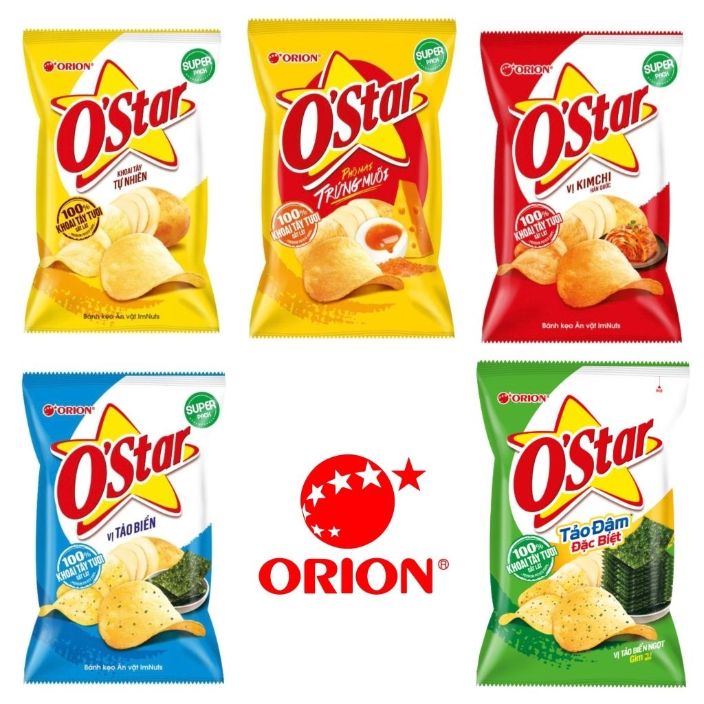 Bánh Snack khoai tây O'star đủ vị gói nhỏ | Shopee Việt Nam