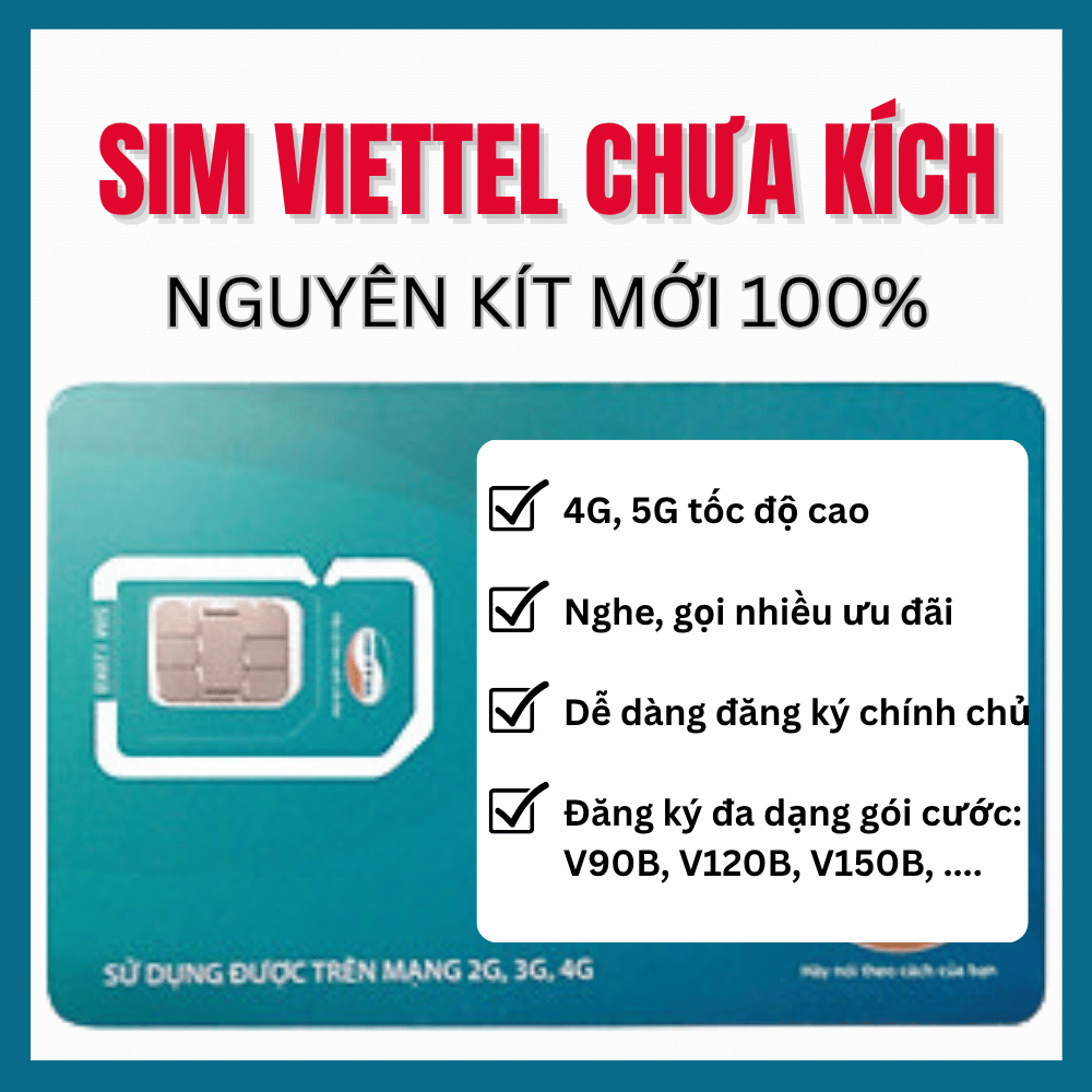 Sim Data Viettel 5G Giá Rẻ Đăng Ký Các Gói Cước Data Theo Tháng Nạp ...
